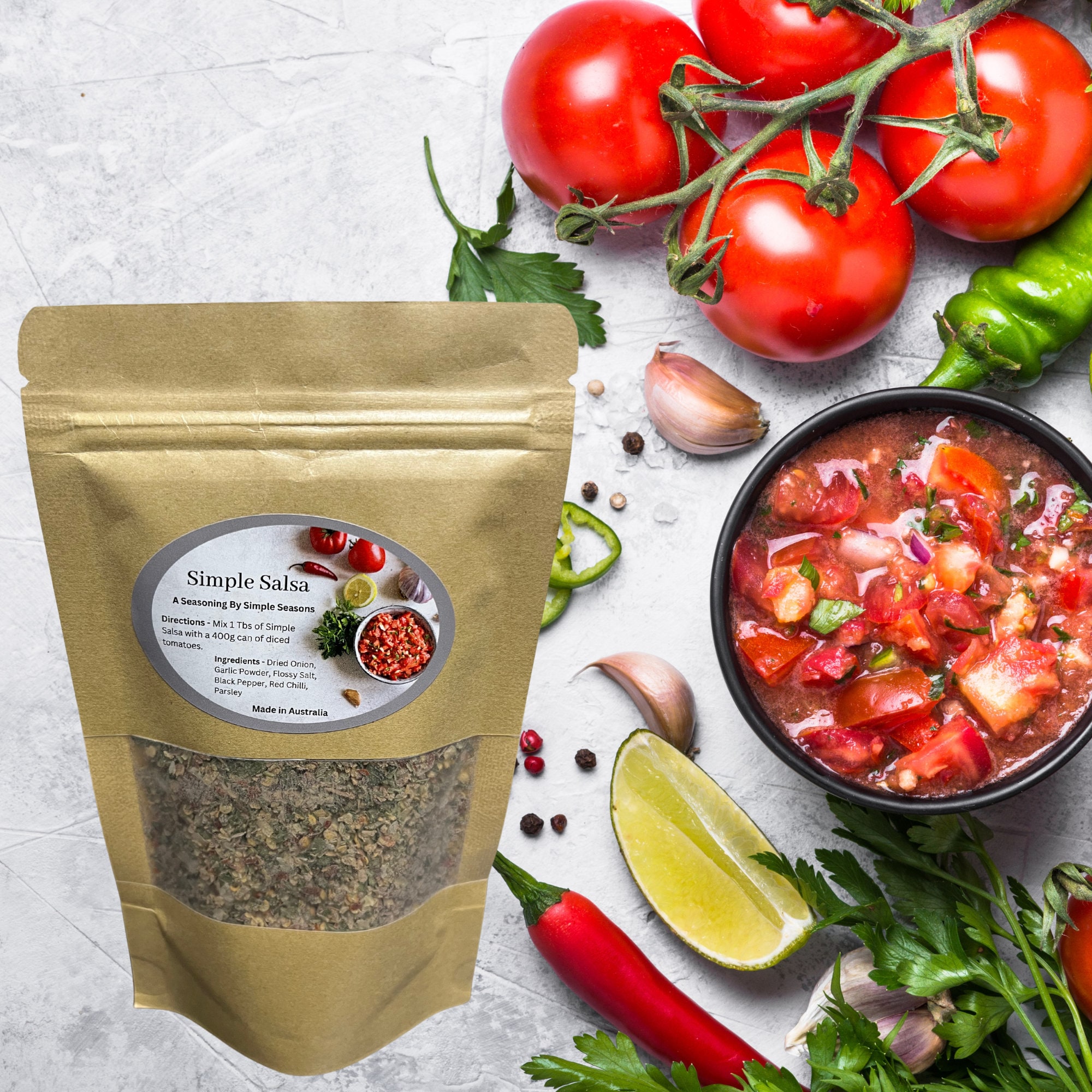 Simple Salsa Seasoning Mix - Etsy