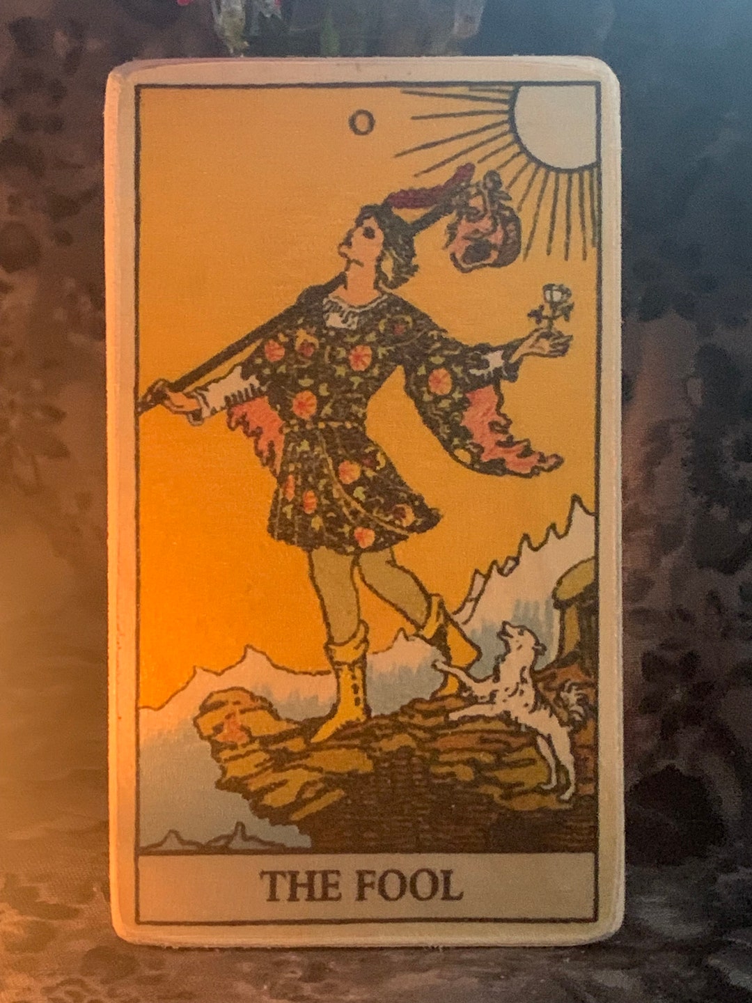 The Fool Tarot Card Altar Decoration - Etsy