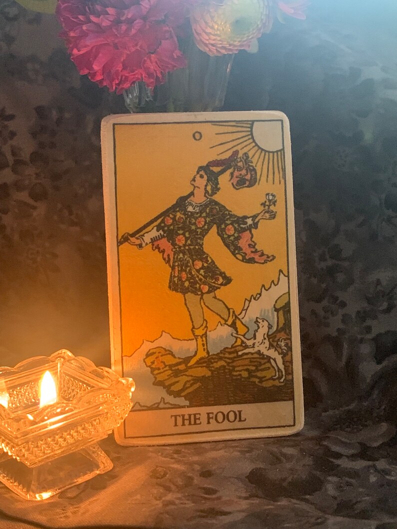 The Fool Tarot Card Altar Decoration - Etsy