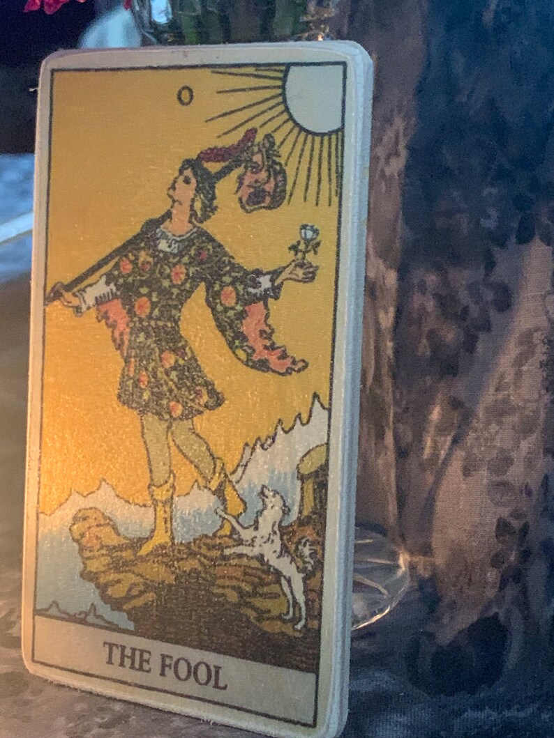 The Fool Tarot Card Altar Decoration - Etsy