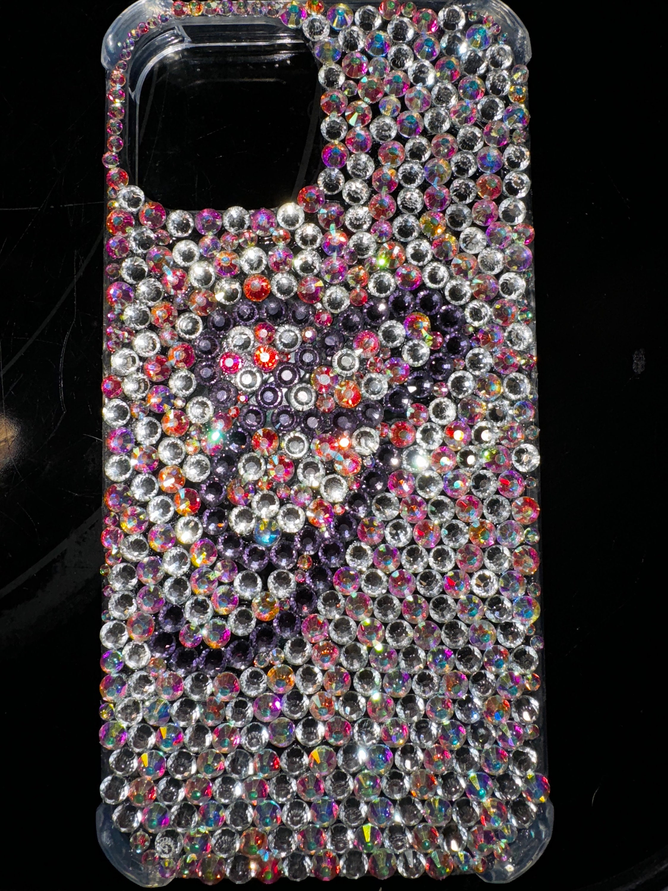 Custom Bling Bedazzled Rhinestone Crystal Glitter Gem Stone Diamond ...