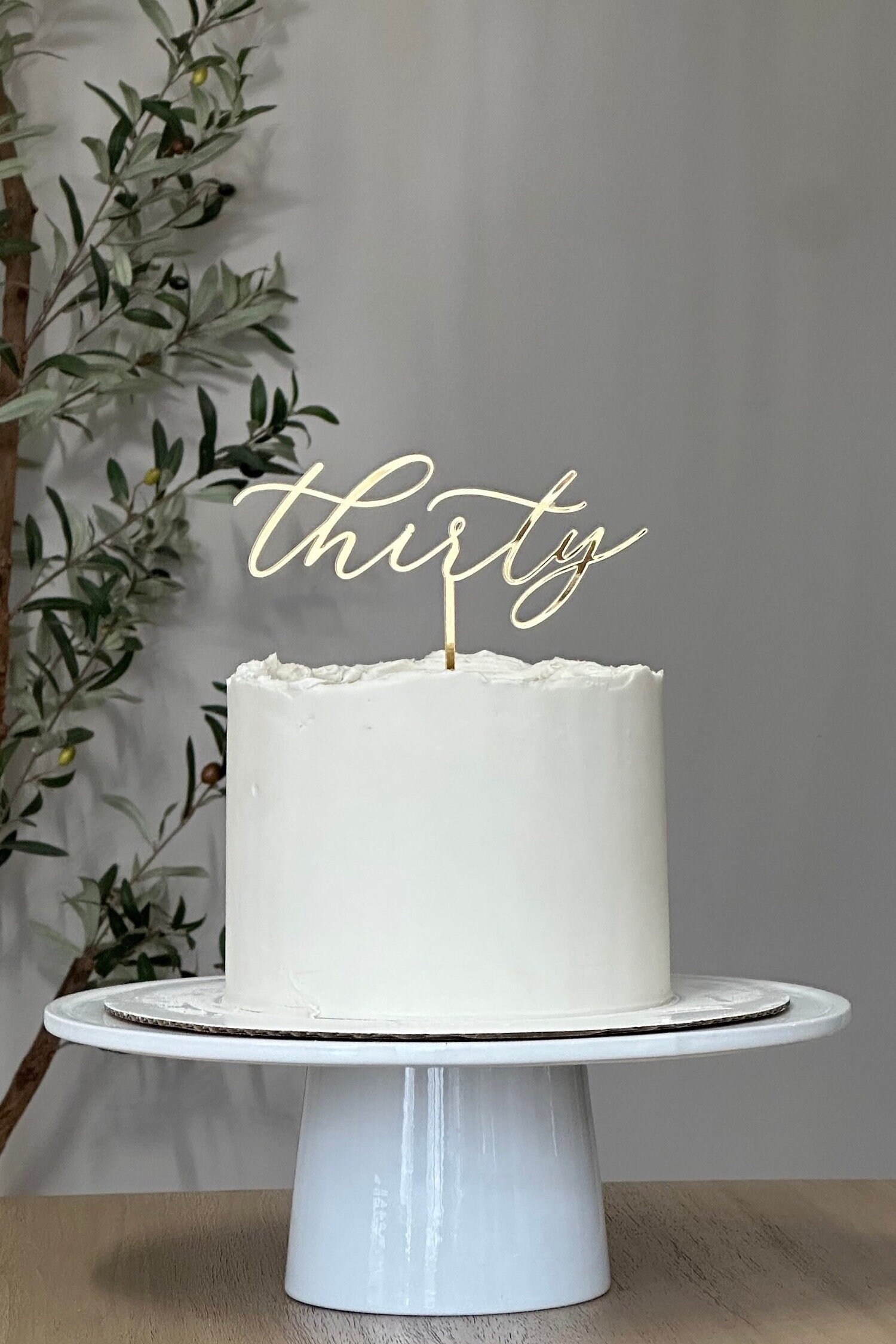 Thirty Cake Topper, 30th Cake Topper, Acrylic Cake Topper, Birthday ...