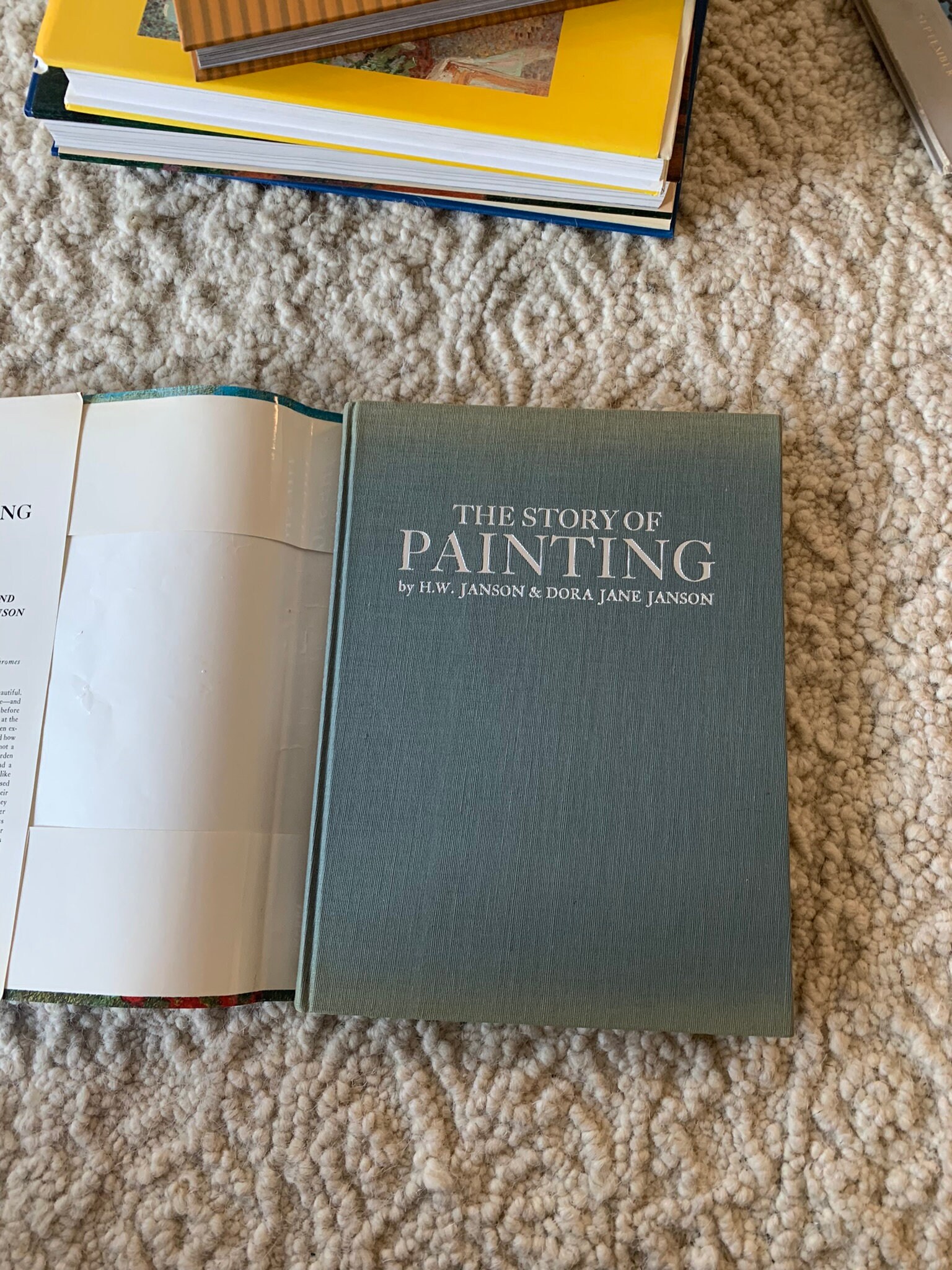 1966 The Story Of Painting Table Book Etsy