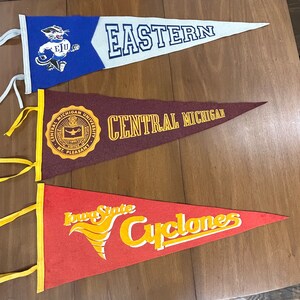 Vintage College Pennants - Your Choice! - University Kentucky, Florida ...