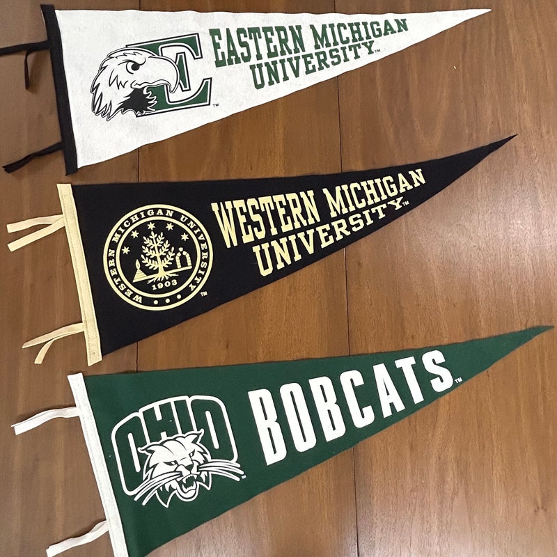 Michigan Pennant - Etsy