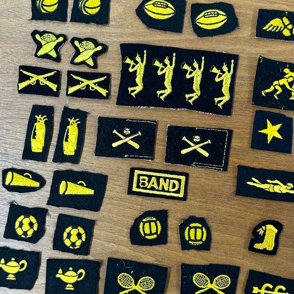 Letterman Patches - Etsy