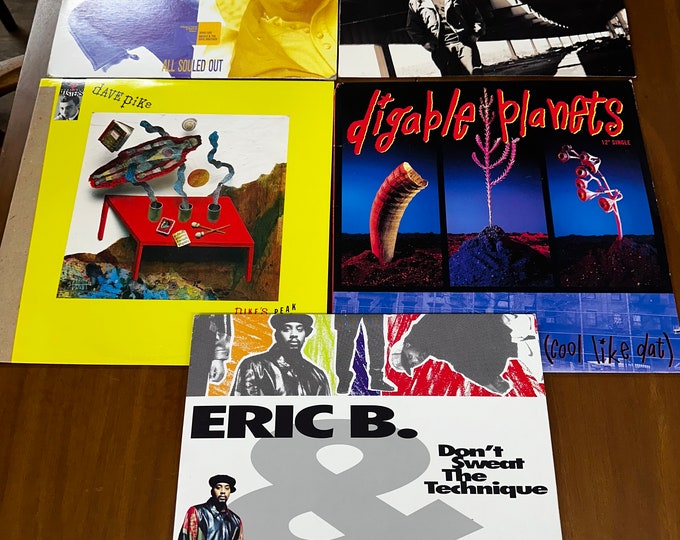 Vintage Assorted 1990s Vinyl Records, Digable Planets, MC Serch, Hip ...