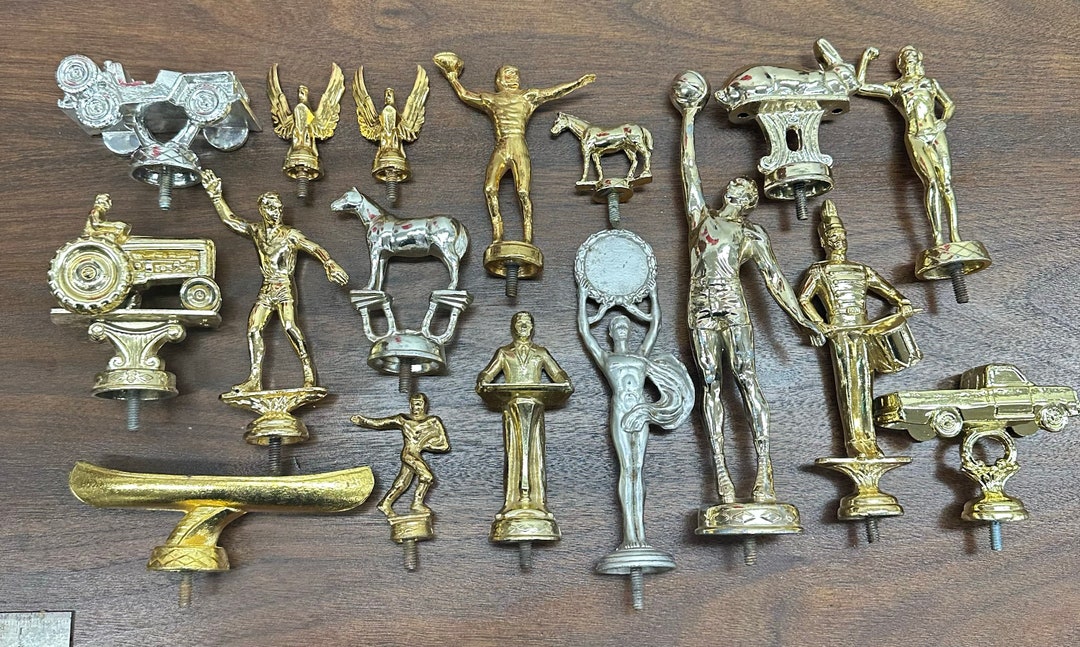 Vintage Metal Trophy Toppers, Choose Your Trophy Top - Etsy