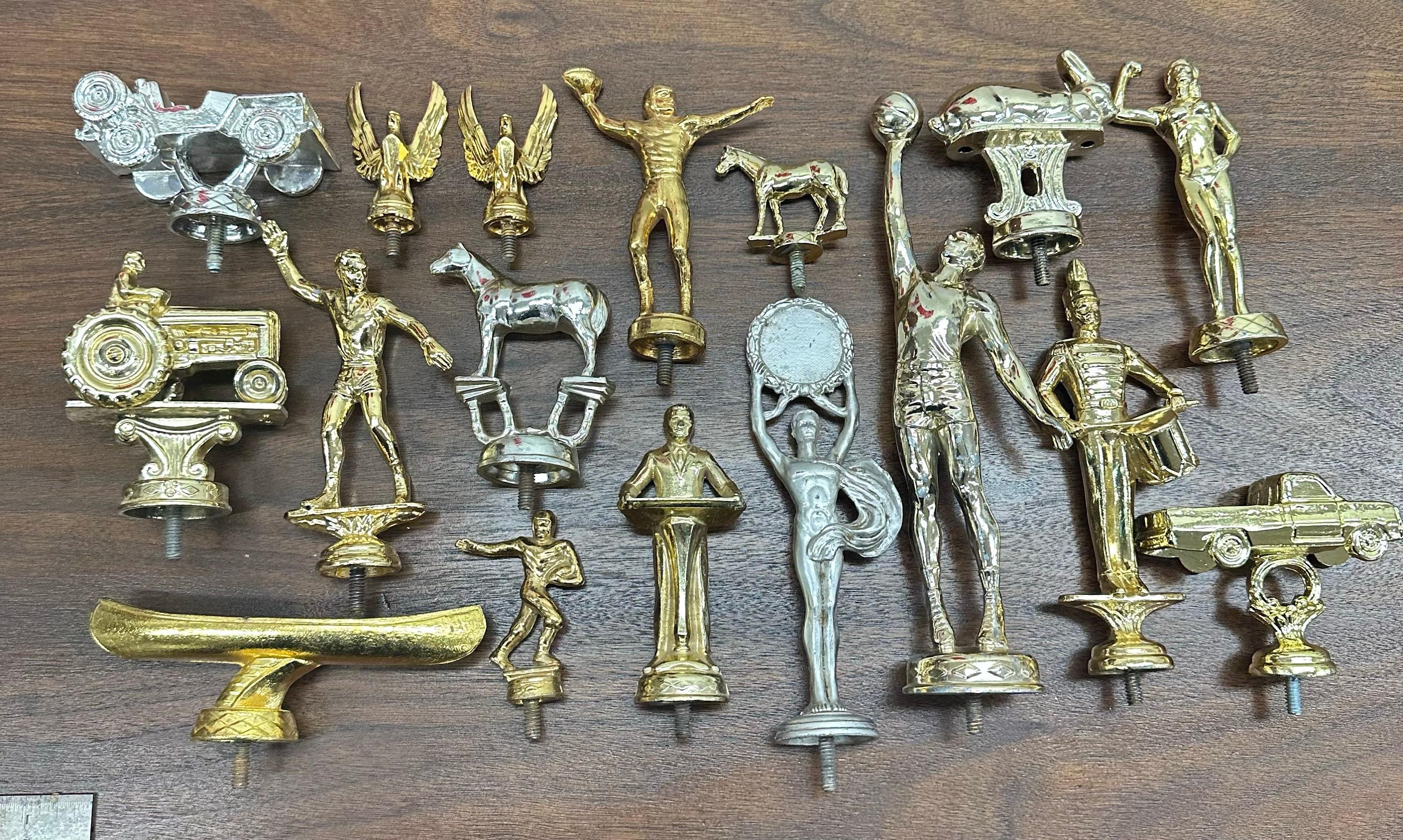 Vintage Metal Trophy Toppers, Choose Your Trophy Top - Etsy