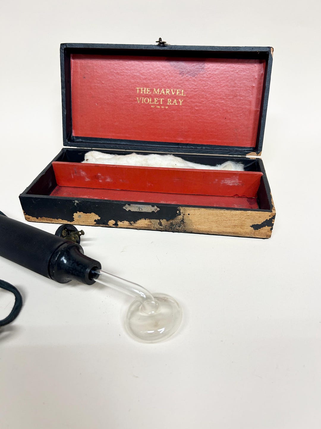 The Marvel Violet Ray Electric Glass Quack Medical Device in Storage ...