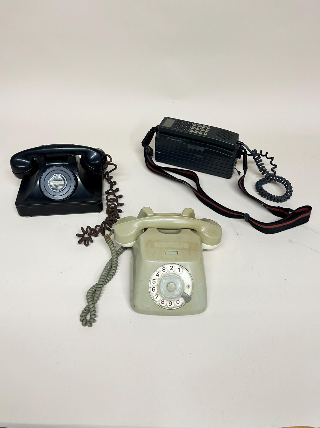 Vintage MCM Phone, Retro Rotary Phone, 1980s Mobile Phone - Etsy