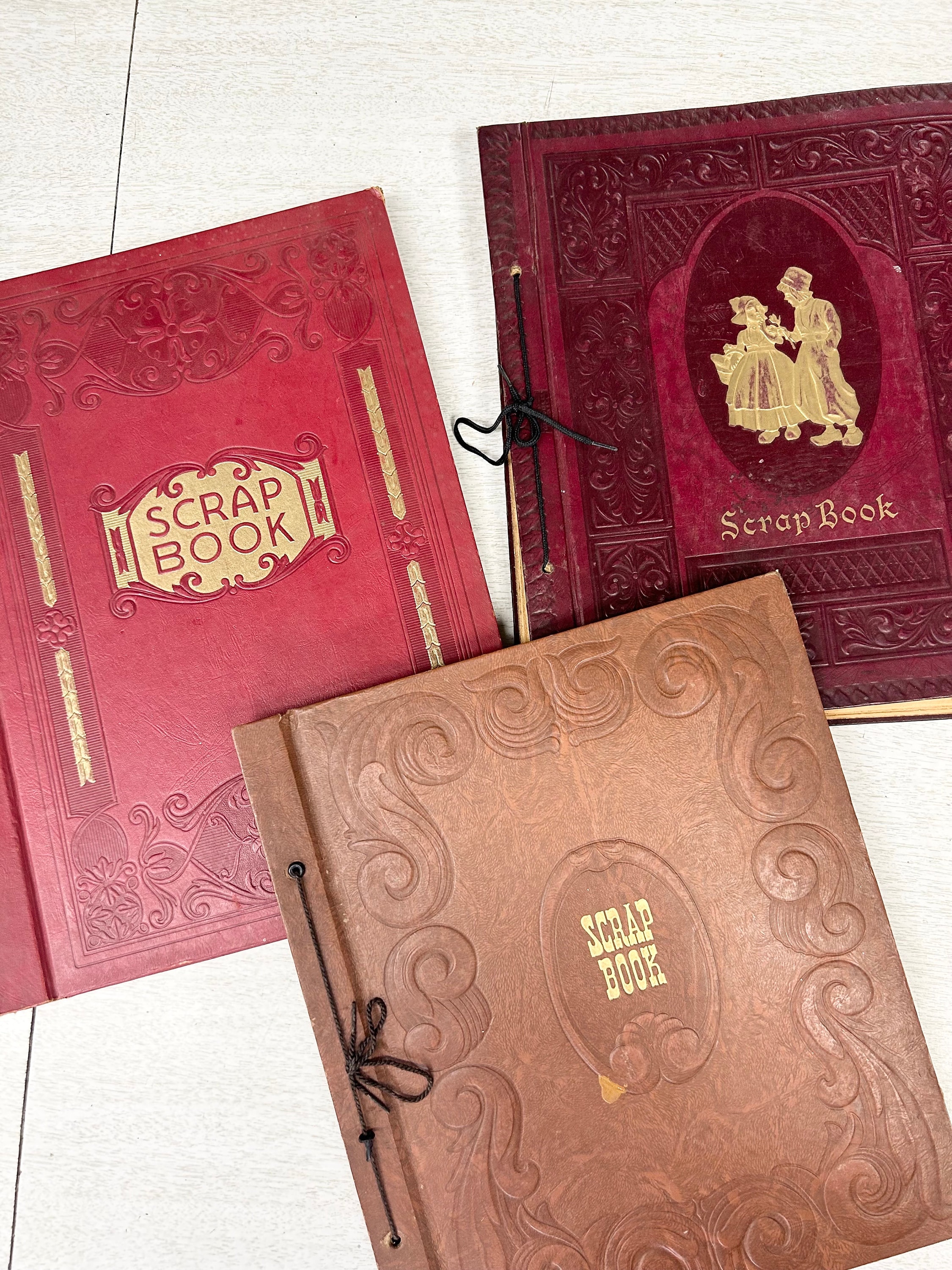 1940s Vintage Scrapbooks, Hard Cover Scrapbook, Choose Your Scrapbook ...