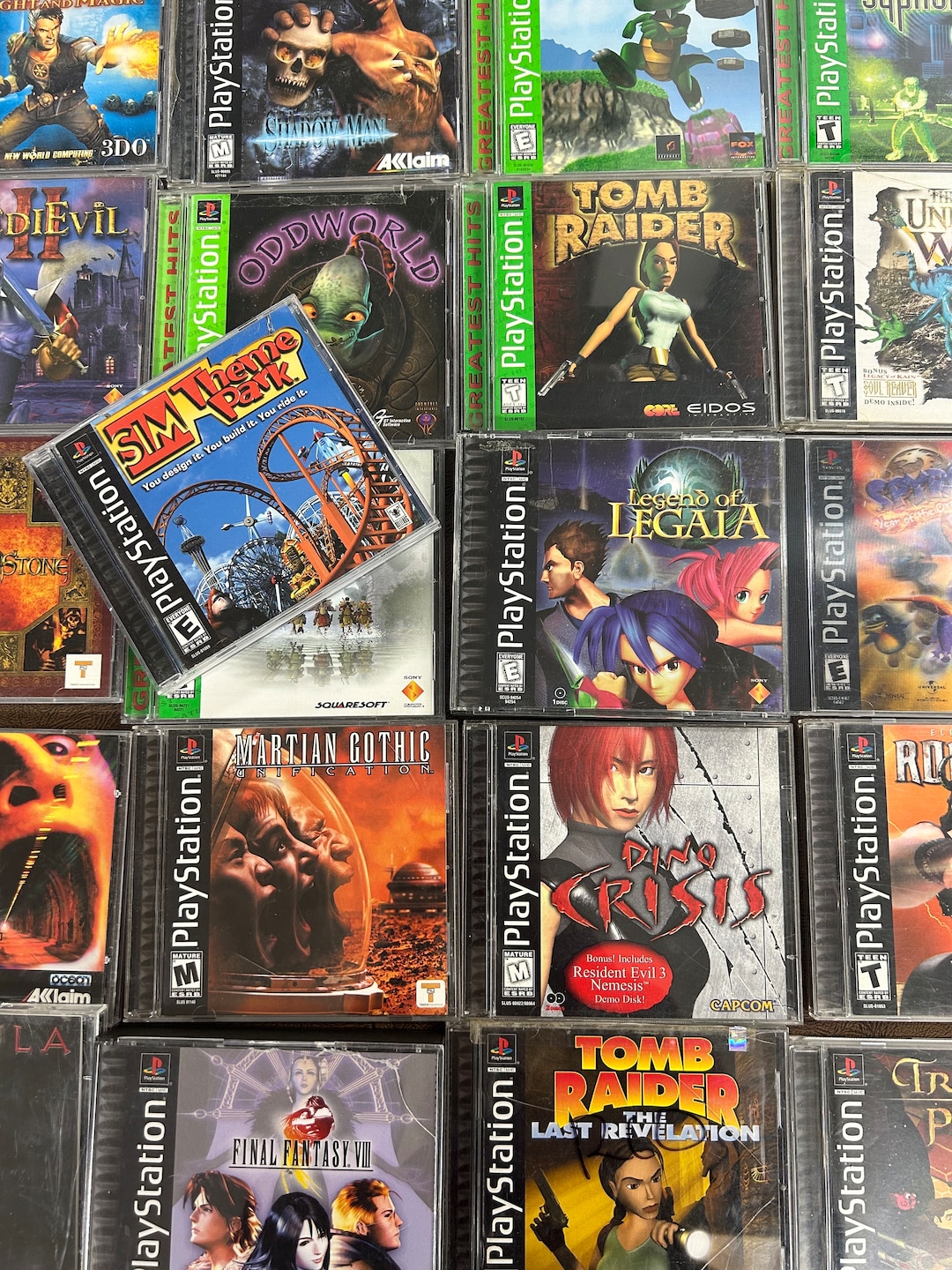 1990s Playstation Games, PS1, 1 Previous Owner - Etsy