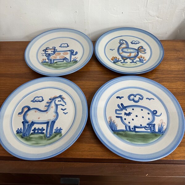 Farm Animal Dinner Plates - Etsy