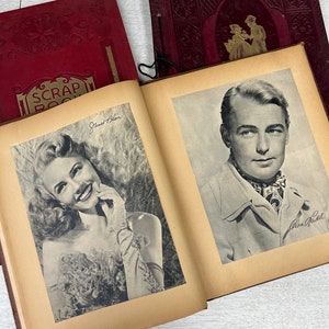 1940s Vintage Scrapbooks, Hard Cover Scrapbook, Choose Your Scrapbook ...