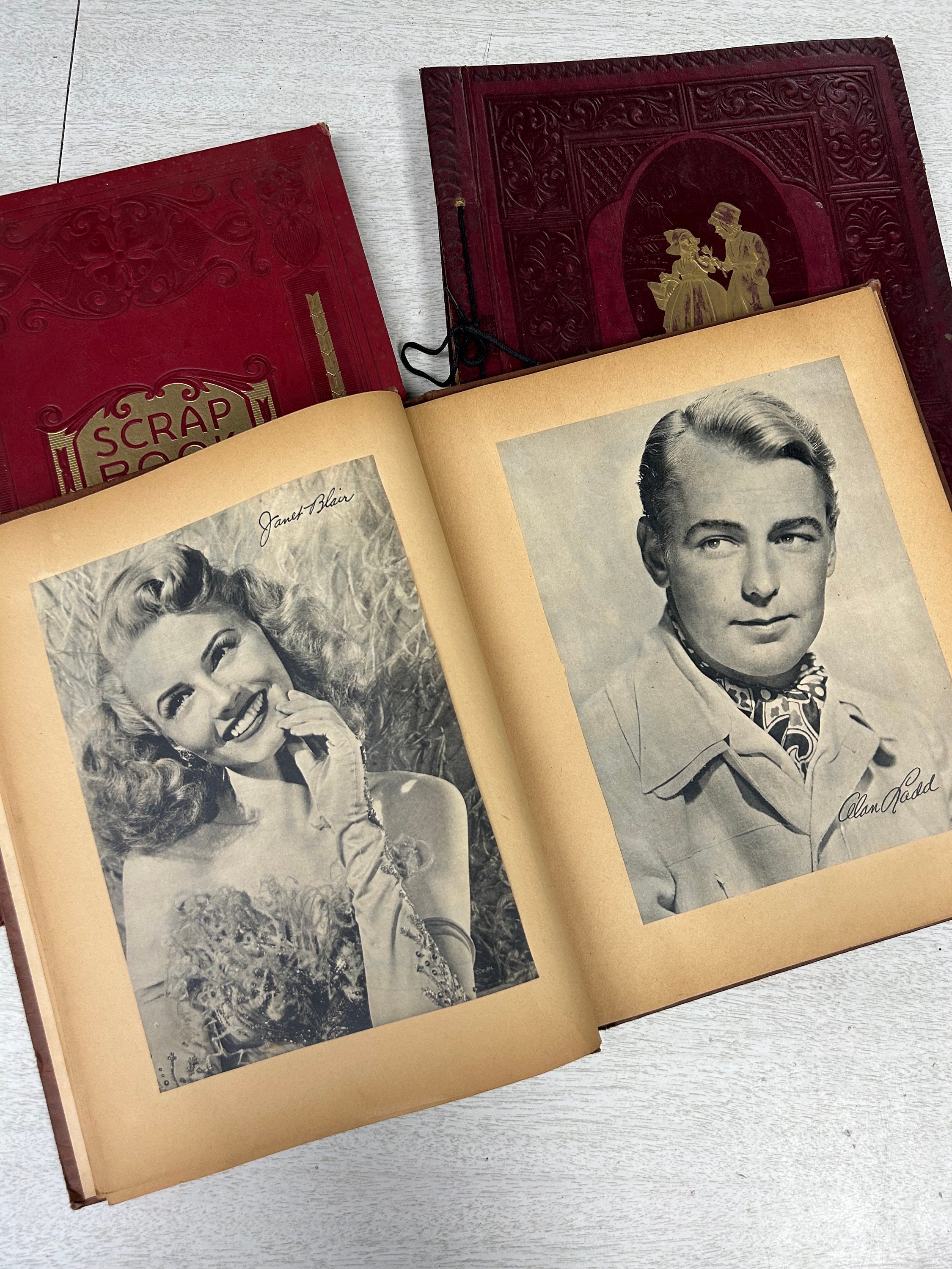 1940s Vintage Scrapbooks, Hard Cover Scrapbook, Choose Your Scrapbook ...