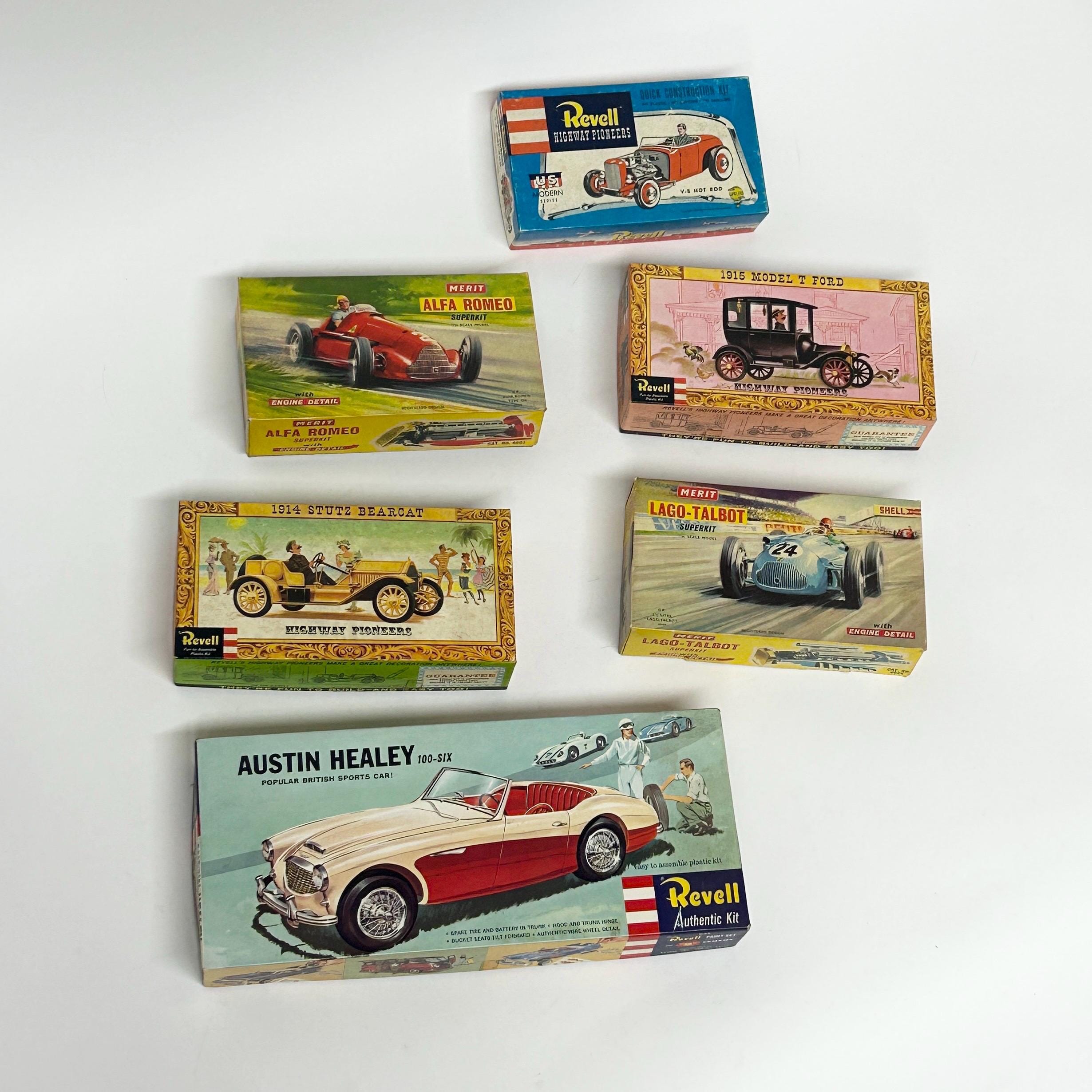 Vintage 1960s Model Car Kit, Revell Highway, Unbuilt, Austin Healey ...