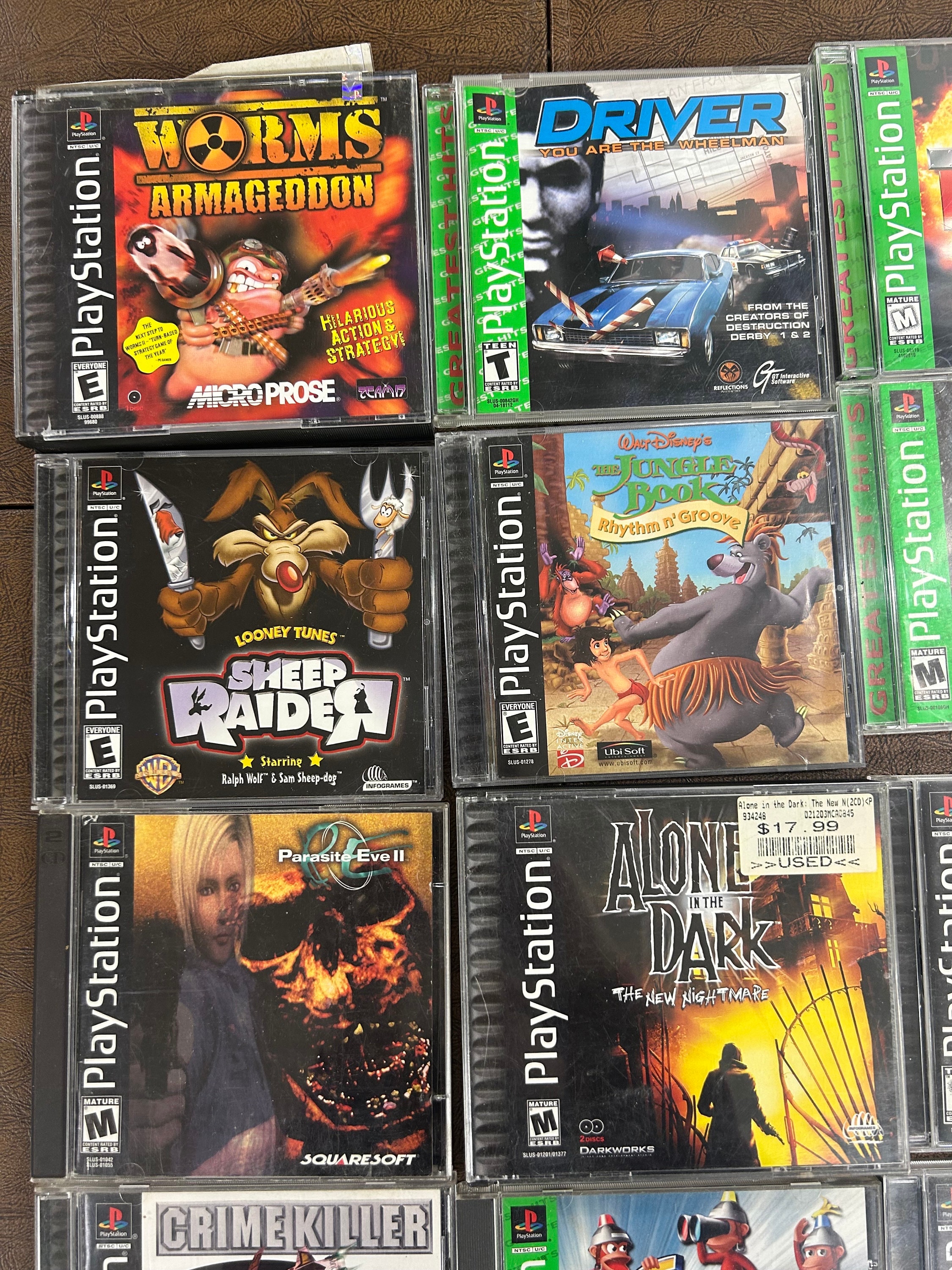 1990s Playstation Games, PS1, 1 Previous Owner - Etsy