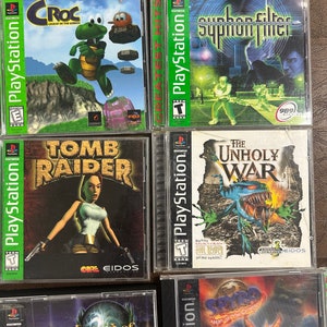 1990s Playstation Games, PS1, 1 Previous Owner - Etsy