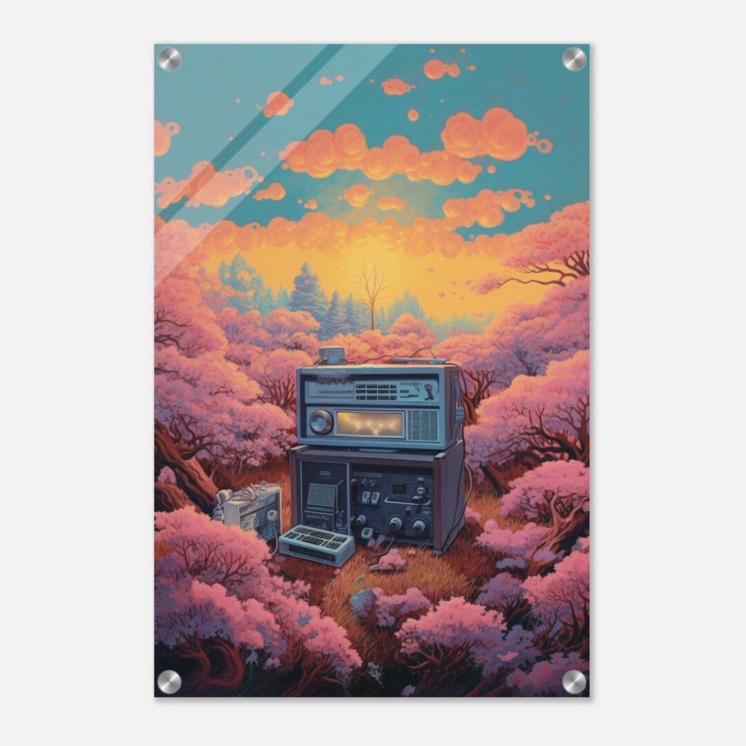 Lo-fi Heart Stereo Print Wall Art Home Decor - Etsy