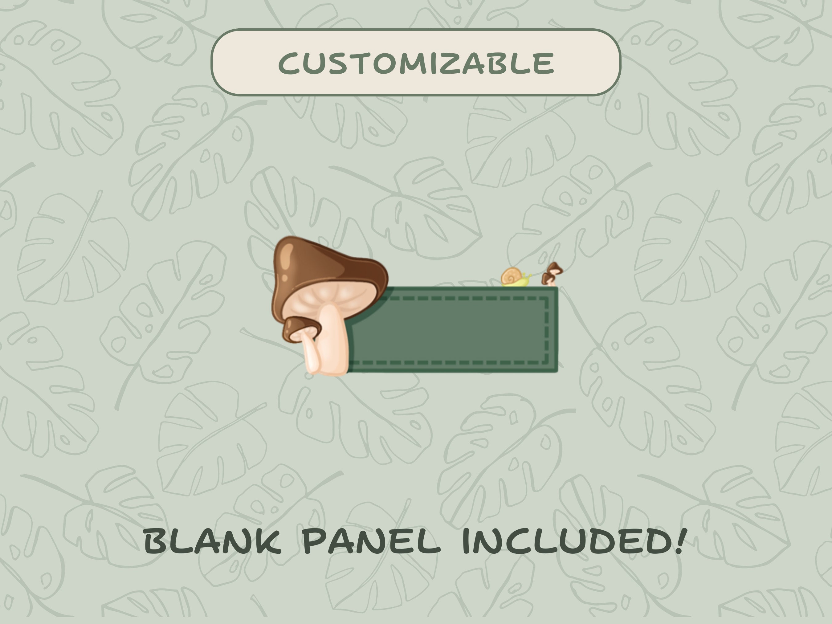 21 Cozy Mushrooms Panel Twitch Panels Lofi Cute Cottage - Etsy