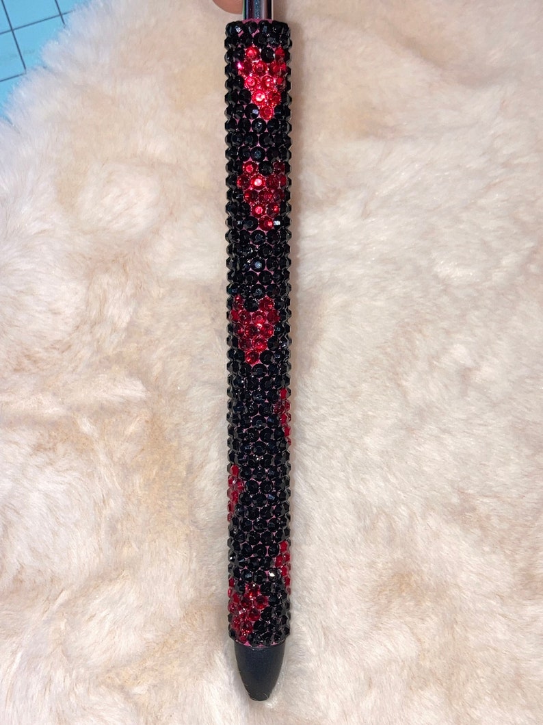 Heart Rhinestone Pattern Template Digital File Download for Ink Joy Gel ...