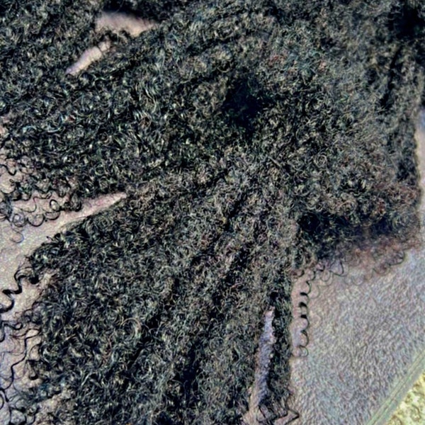 Loc Extensions Human Hair Curly Ends - Etsy