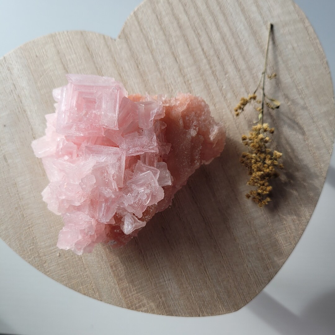Pink Halite on Trona Specimen From Searles Lake San Bernardino ...
