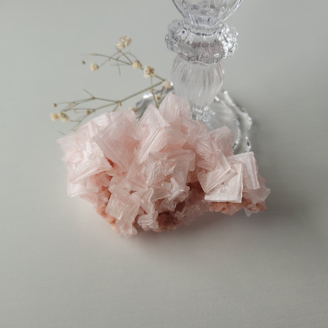 Pink Halite on Trona Specimen From Searles Lake San Bernardino ...