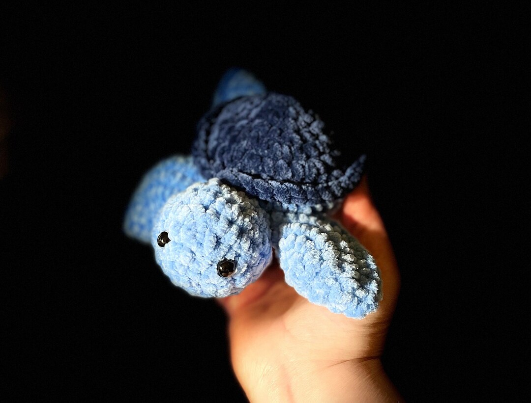Crocheted Sea Turtle Small Size - Etsy