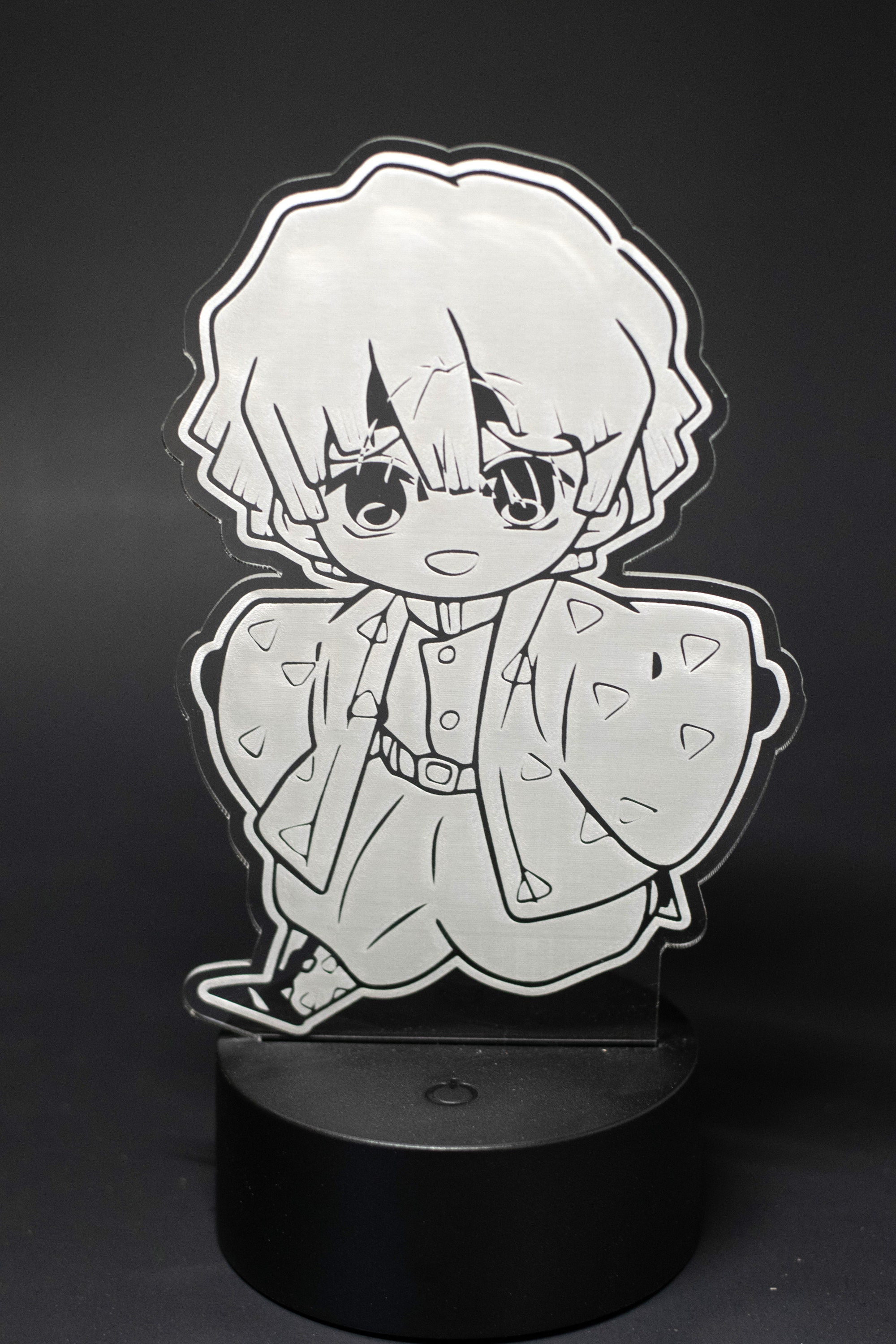 Cute Chibi Zenitsu LED Light | Demon Slayer Light - Etsy