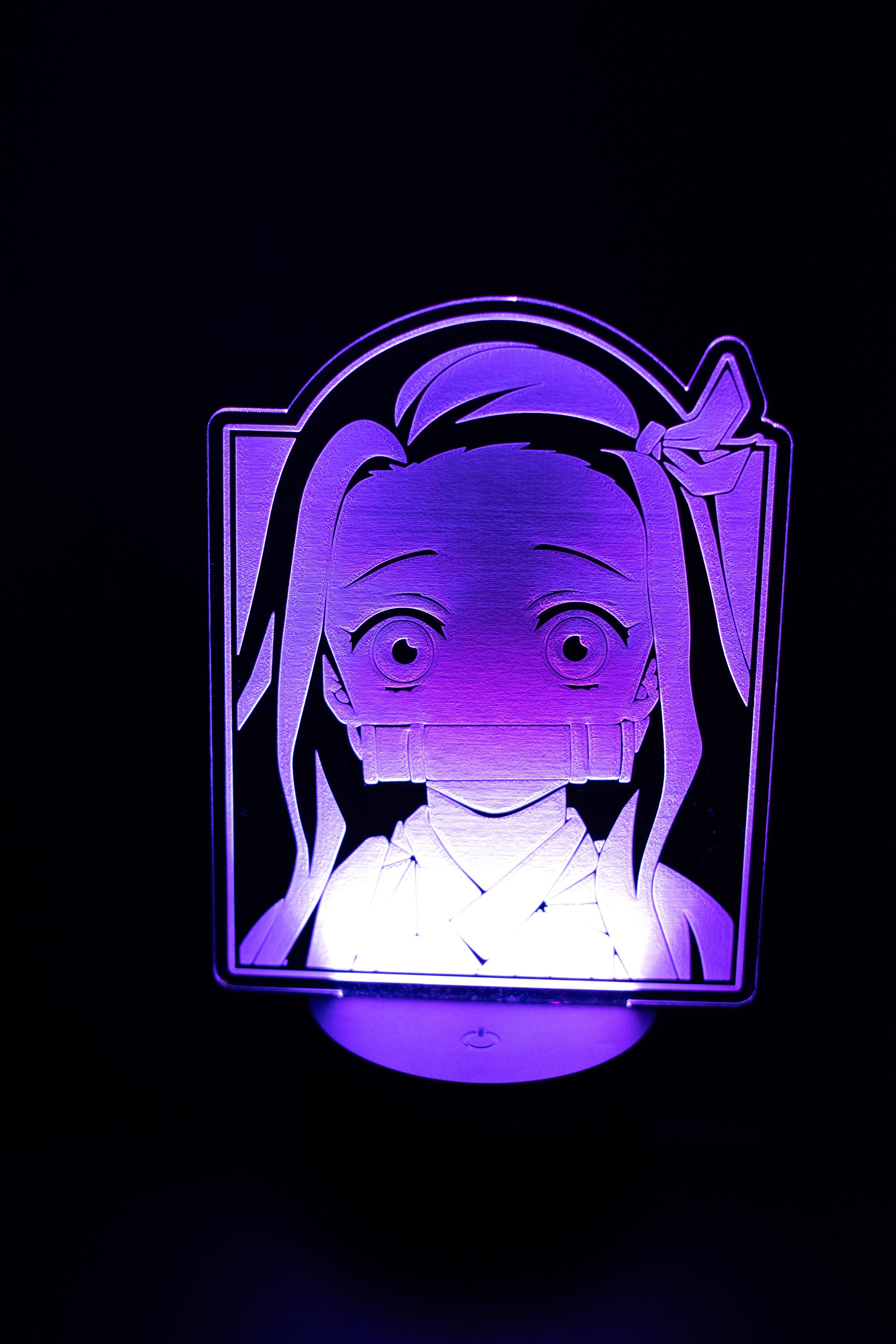 Nezuko Light Demon Slayer LED Light Nezuko Art - Etsy