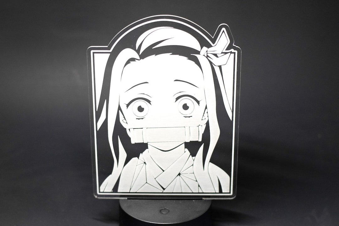Nezuko Light | Demon Slayer LED Light | Nezuko Art - Etsy