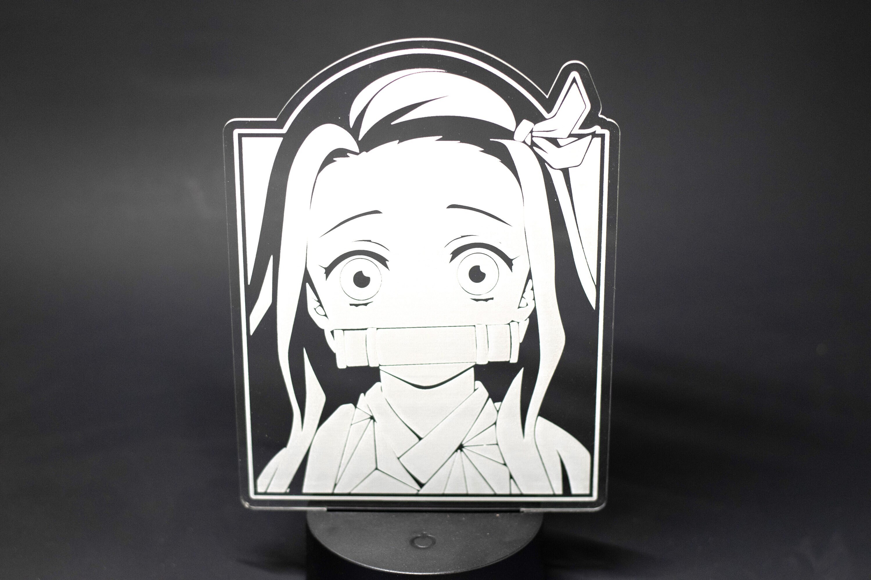 Nezuko Light Demon Slayer LED Light Nezuko Art - Etsy