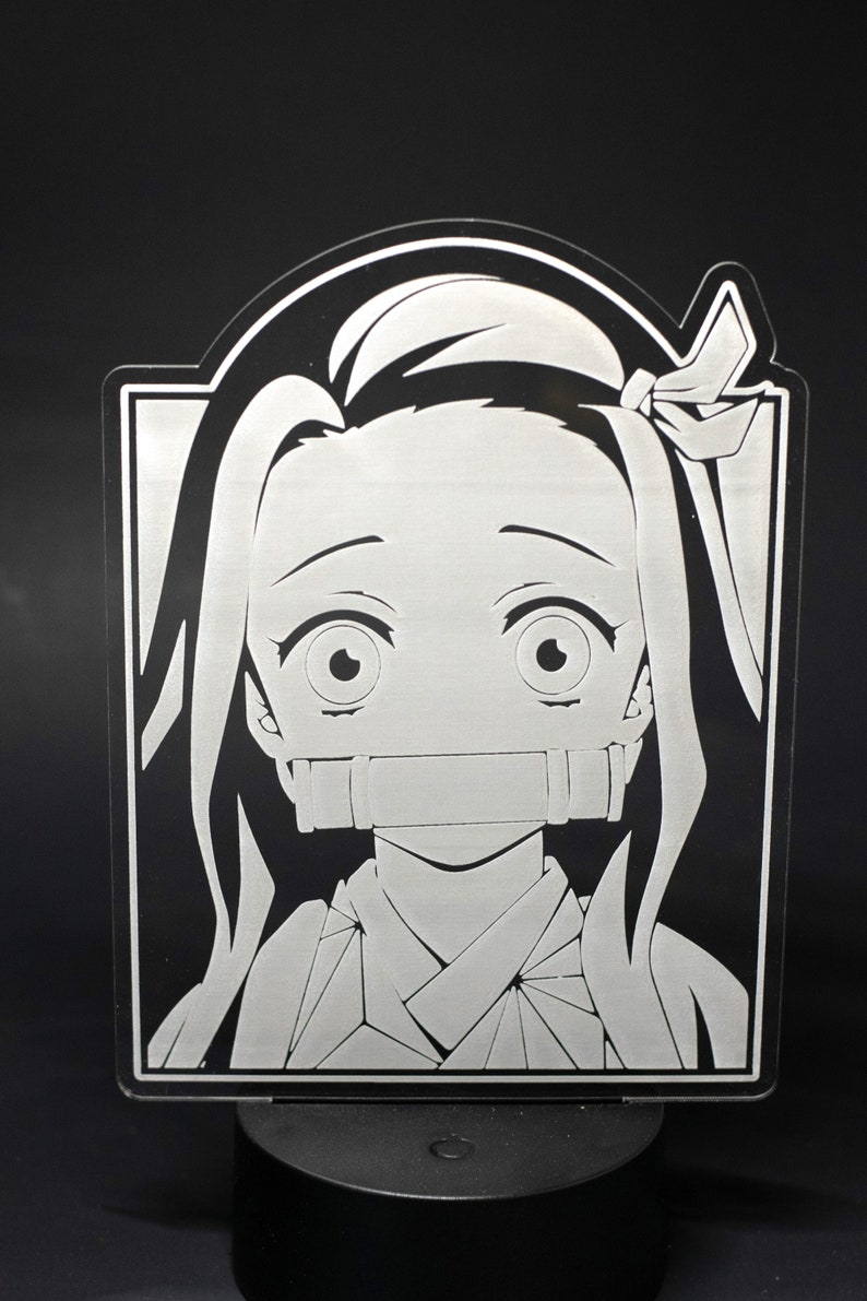 Nezuko Light Demon Slayer LED Light Nezuko Art - Etsy