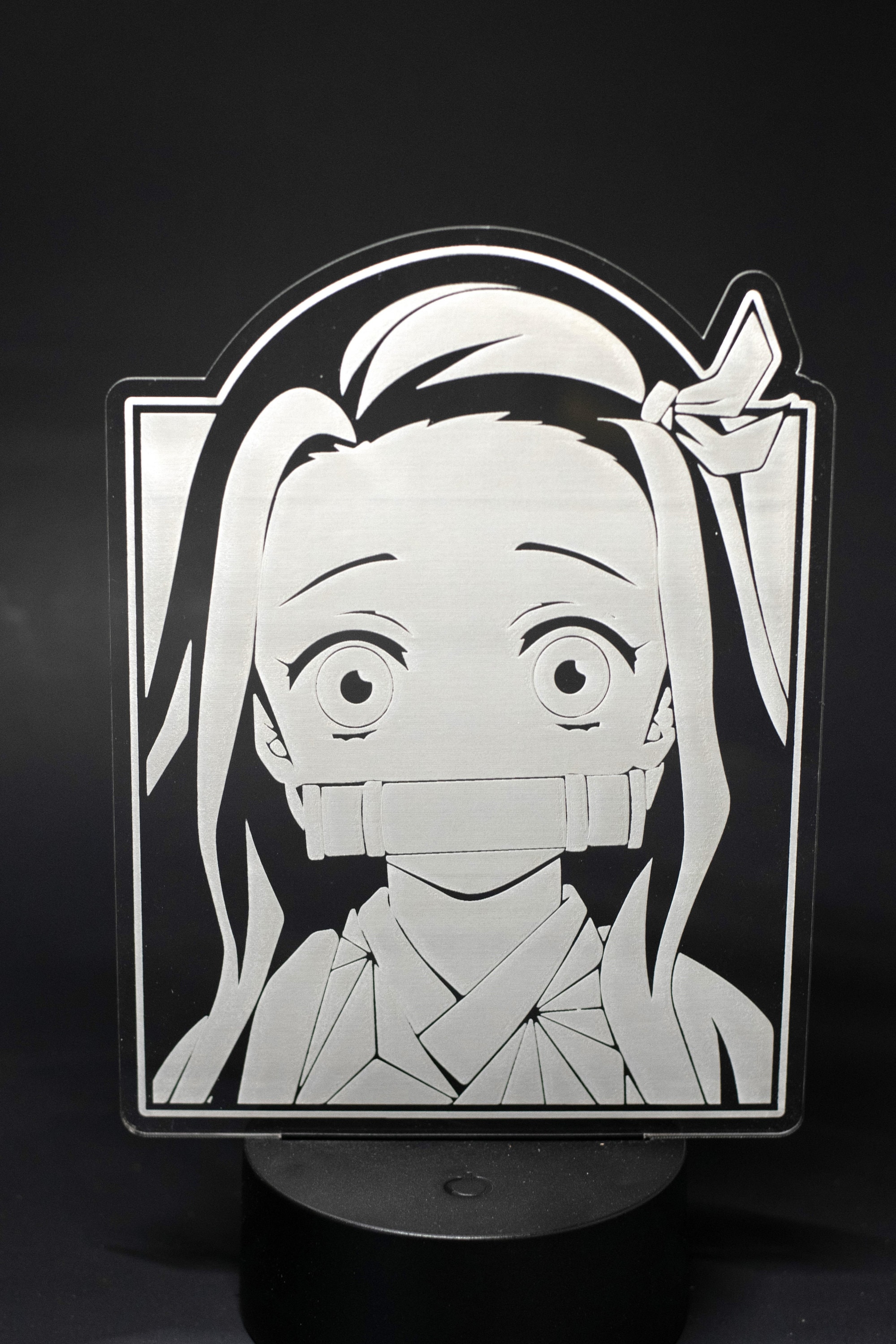 Nezuko Light Demon Slayer LED Light Nezuko Art - Etsy