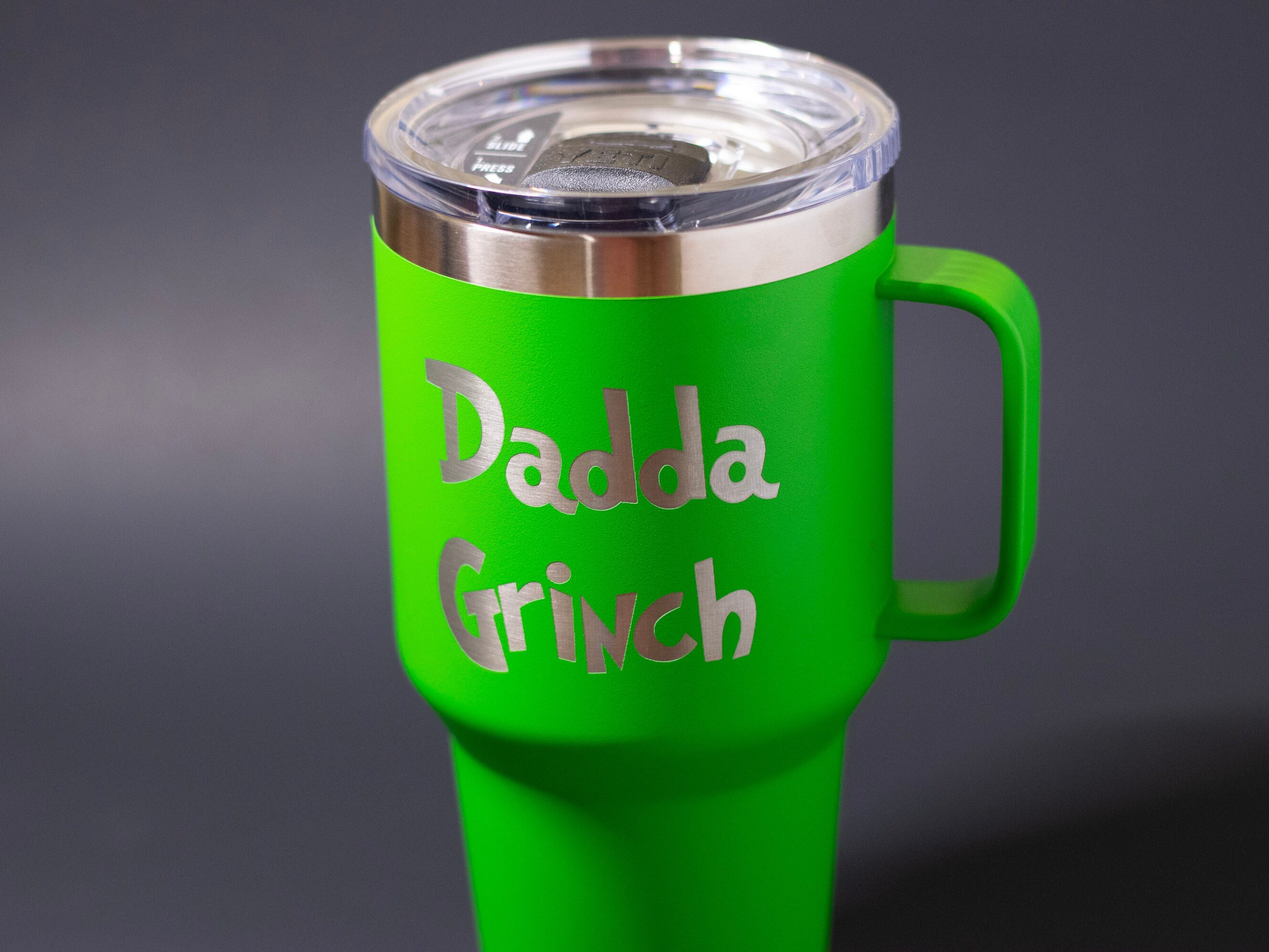 Custom Grinch Yeti Travel Mug - Etsy