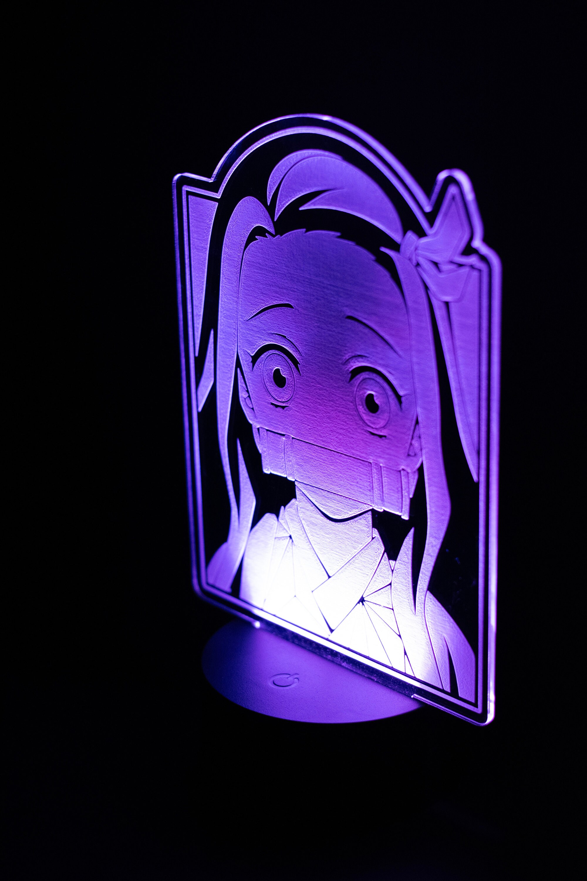 Nezuko Light Demon Slayer LED Light Nezuko Art - Etsy