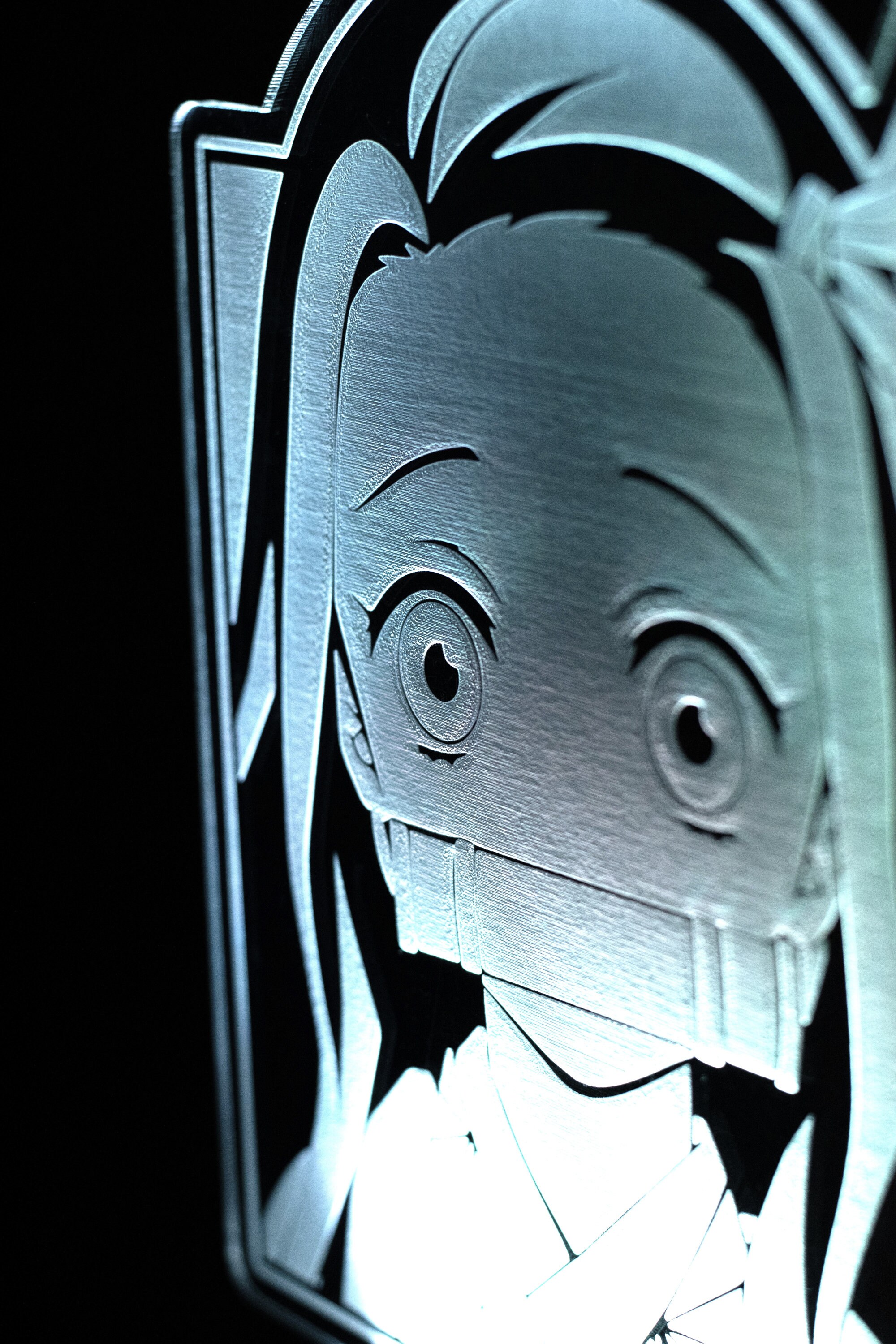 Nezuko Light Demon Slayer LED Light Nezuko Art - Etsy