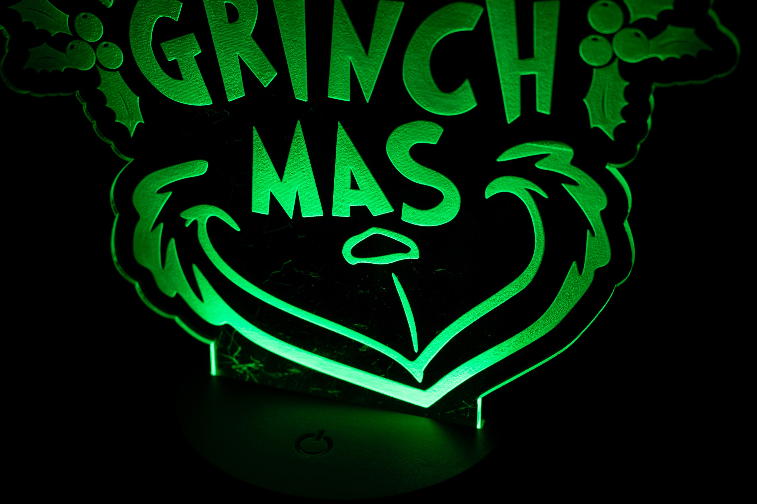Merry Grinchmas Light Grinch LED Light Grinch Light - Etsy