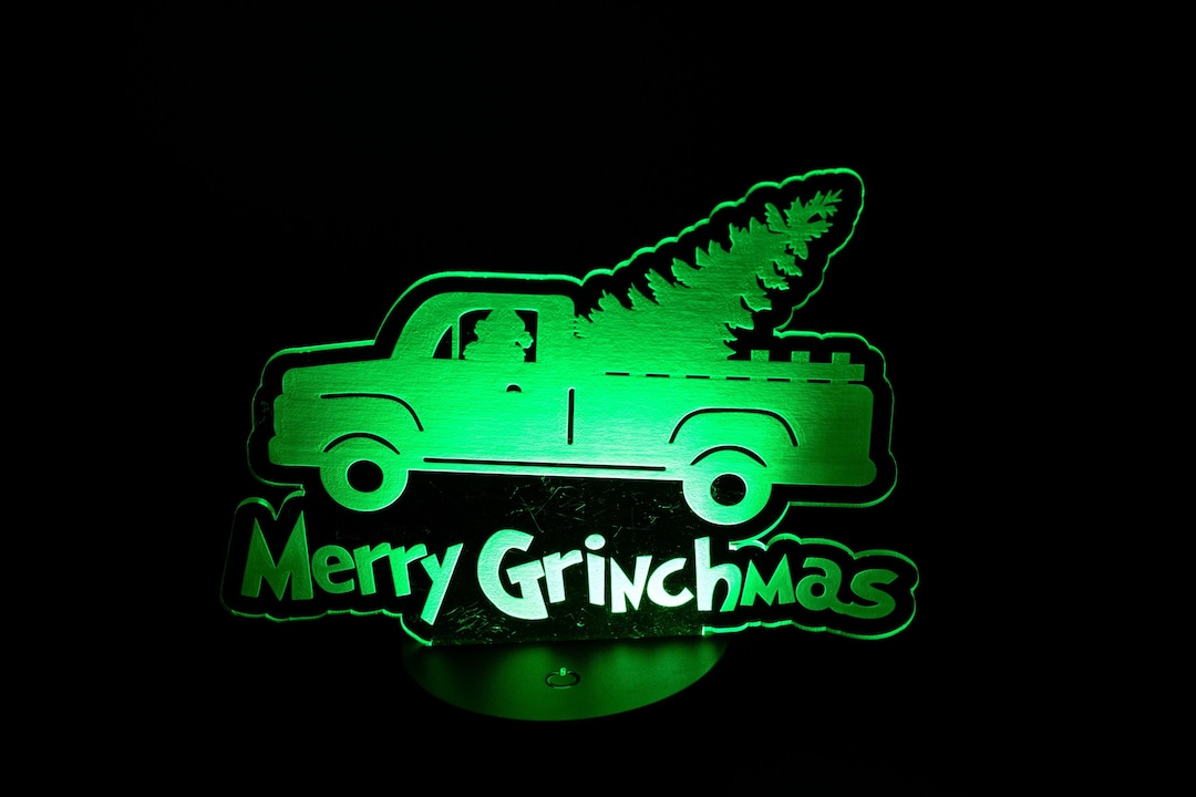 Grinch Christmas Truck Grinch LED Light Grinch Light - Etsy