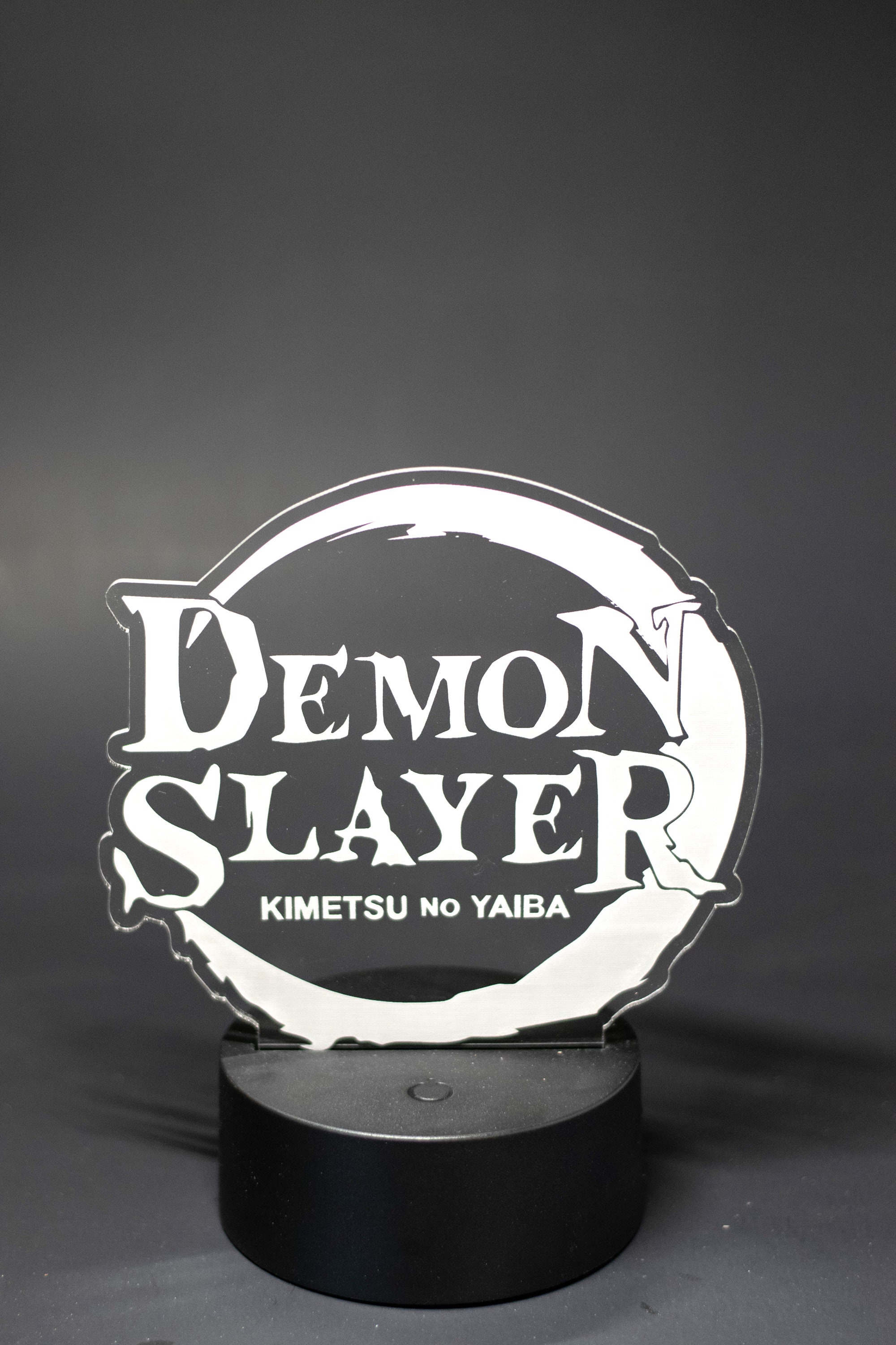 Demon Slayer Logo LED Light Demon Slayer Acrylic Light - Etsy