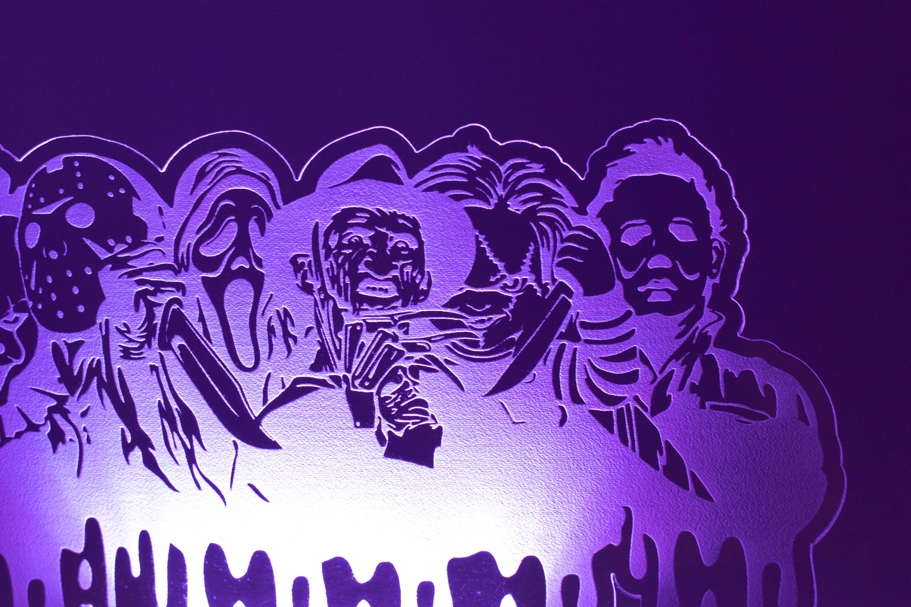 Horror Movie Character LED Acrylic Sign - Etsy