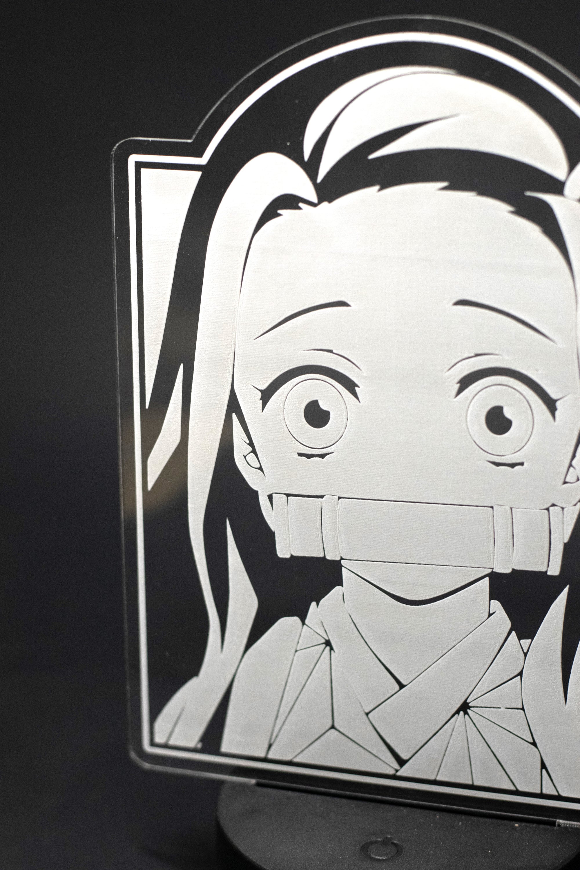 Nezuko Light | Demon Slayer LED Light | Nezuko Art - Etsy