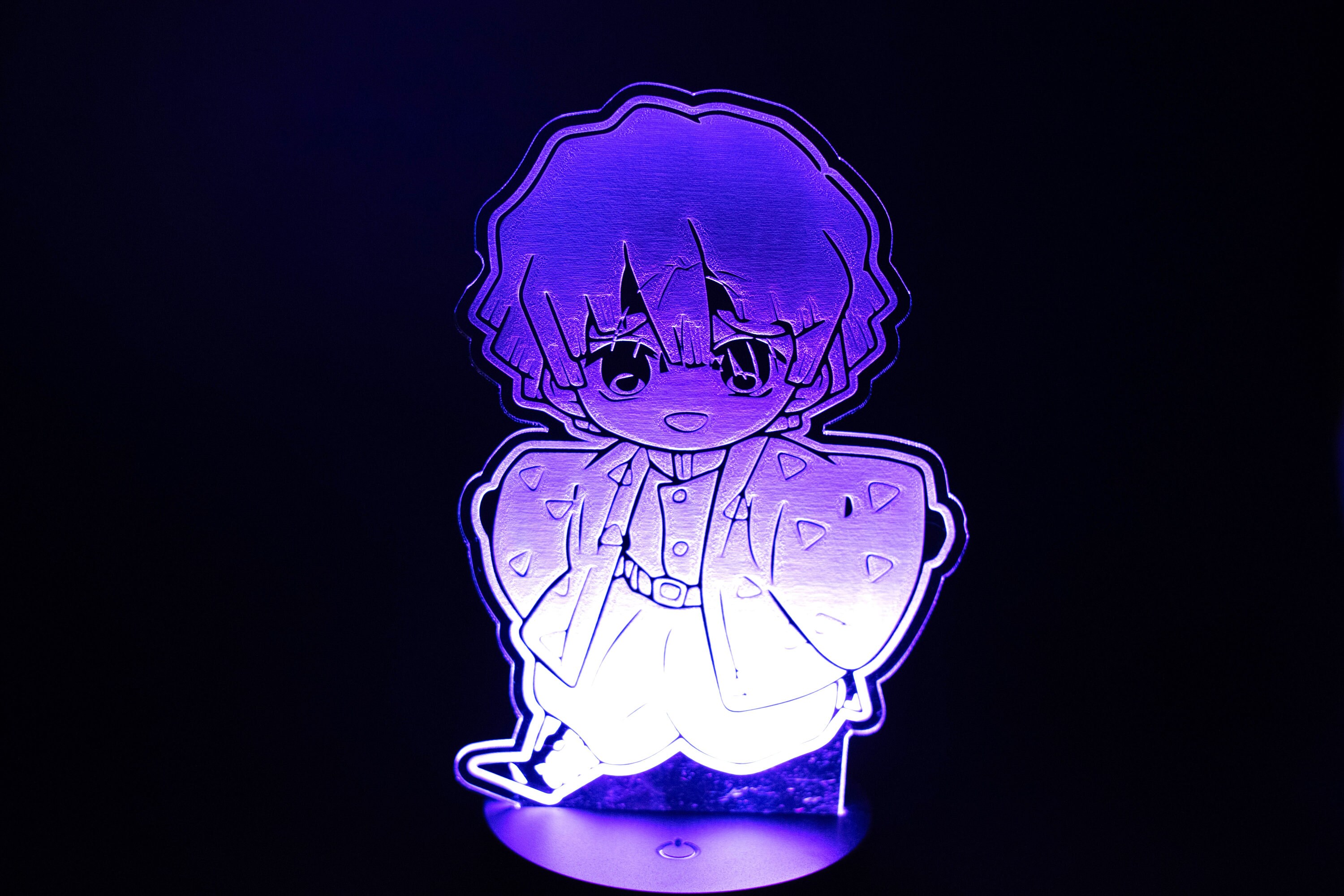 Cute Chibi Zenitsu LED Light Demon Slayer Light - Etsy