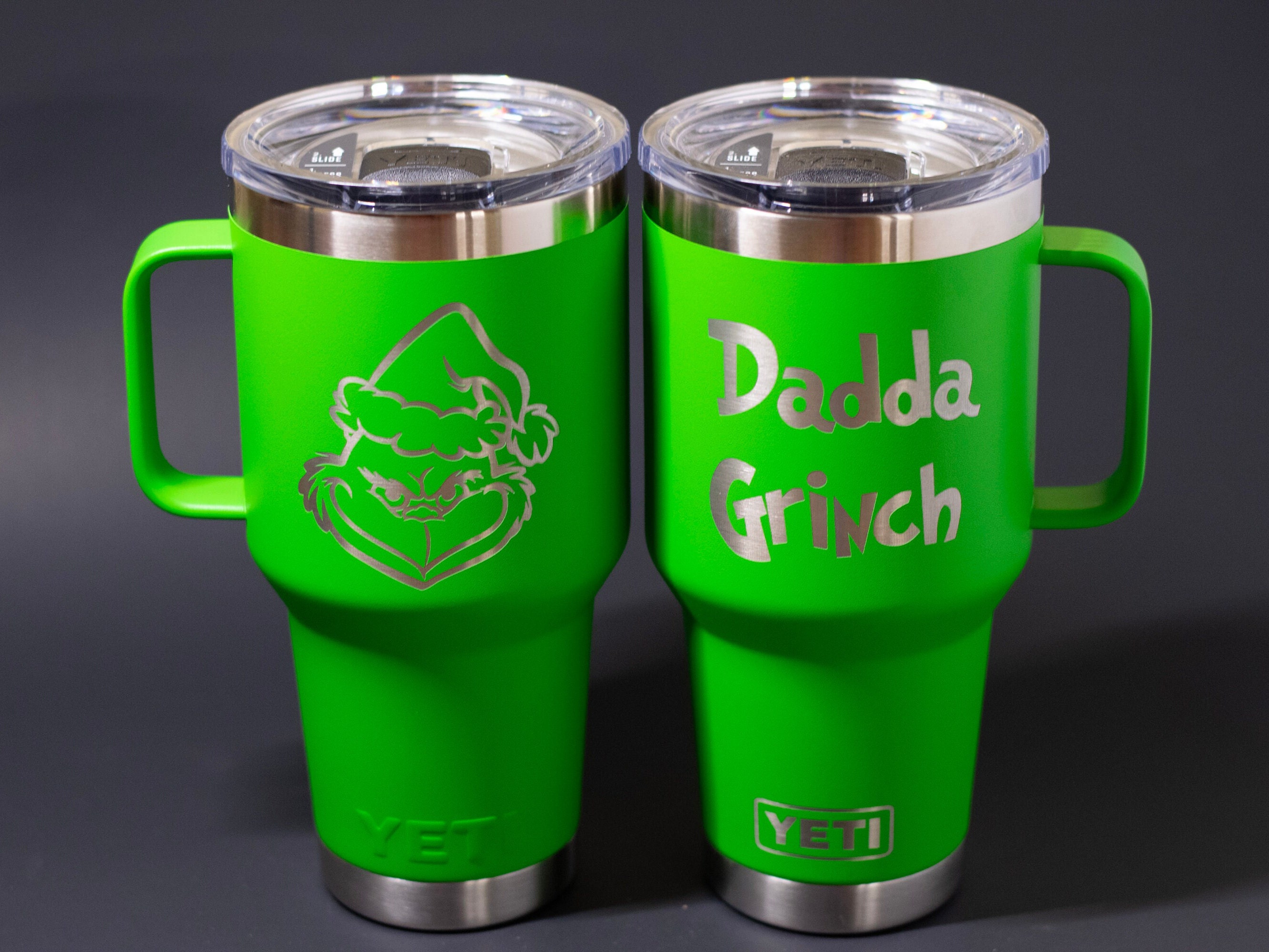Custom Grinch Yeti Travel Mug - Etsy