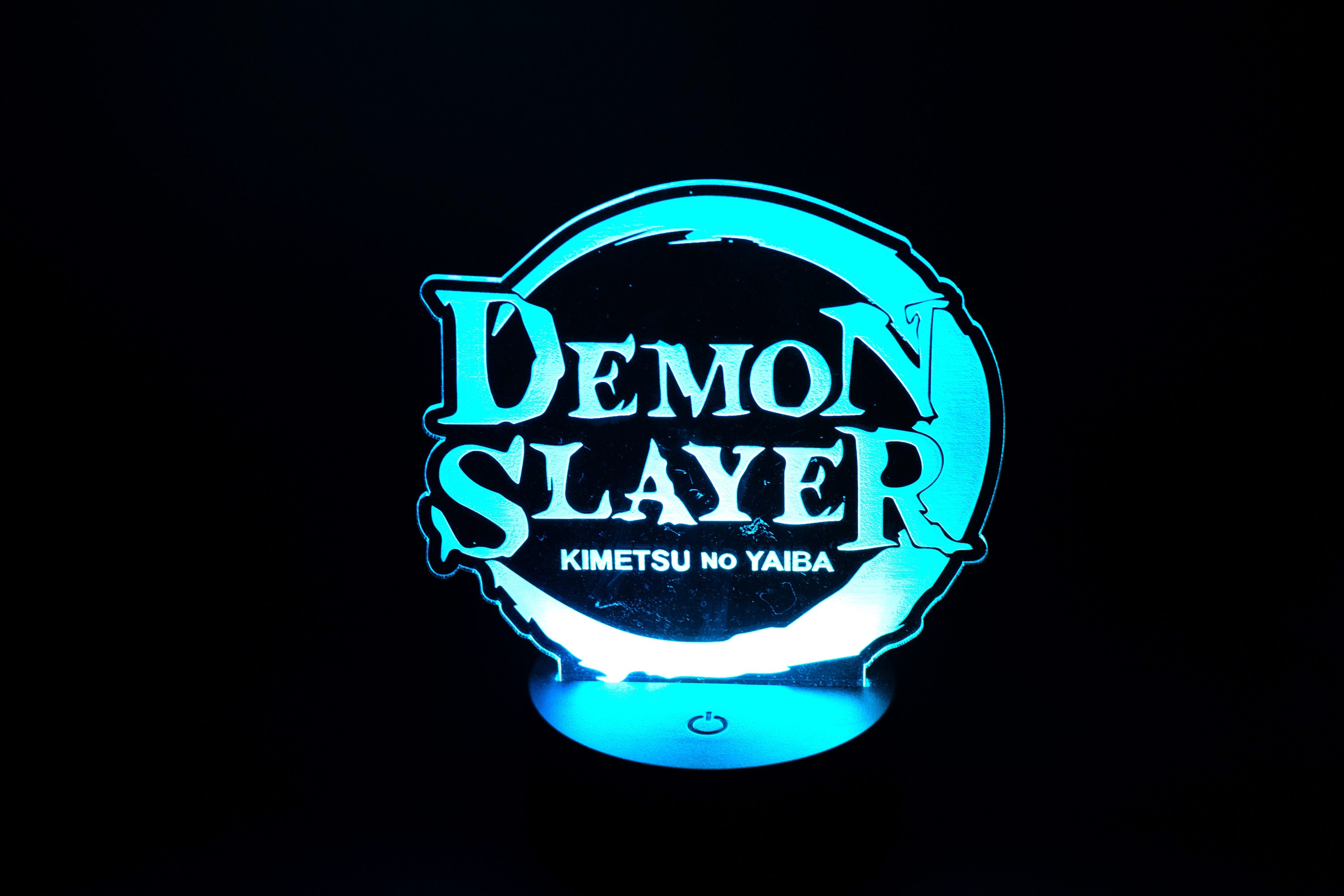 Demon Slayer Logo LED Light Demon Slayer Acrylic Light - Etsy