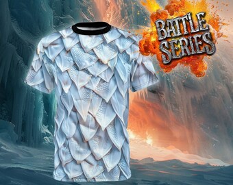 Battle Series: Red Dragon Scales AOP Tee Shirt All Over Print T-shirt ...