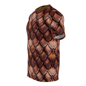 Leather Scale Armor AOP Tee Shirt - Armor Shirt - All Over Print ...