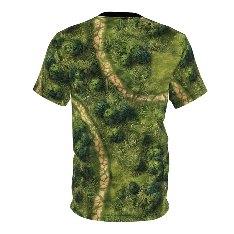 VTT - Map Asymmetrical Pattern on AOP Shirt - Field Path All Over Print ...